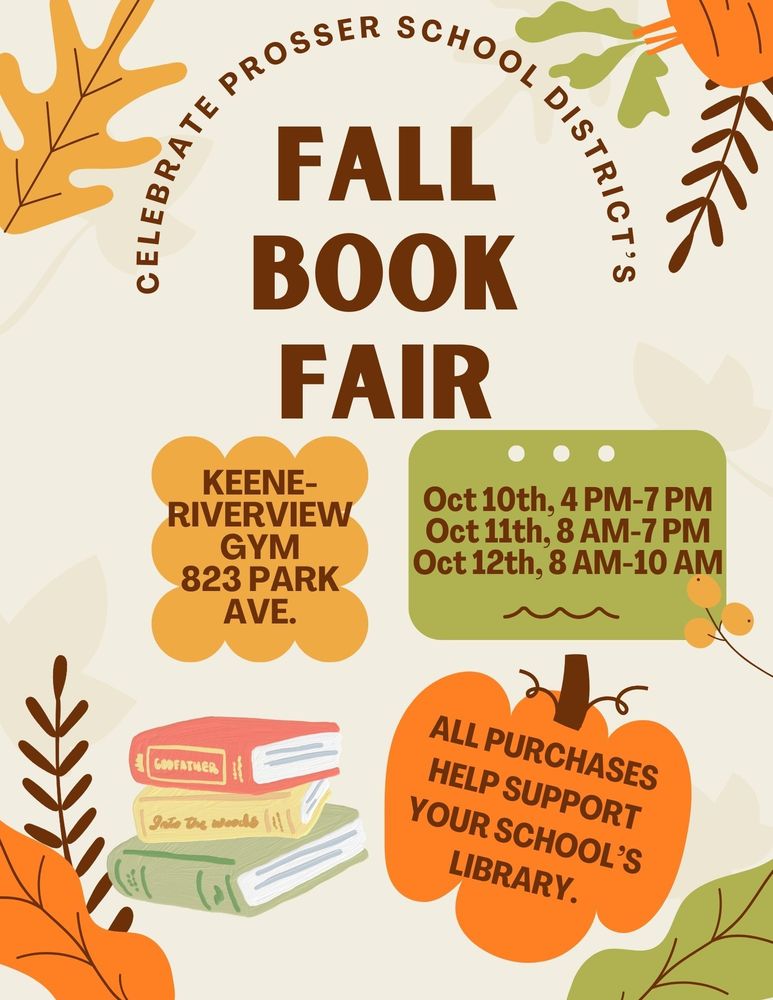 Prosser School District Fall Book Fair | Prosser School District